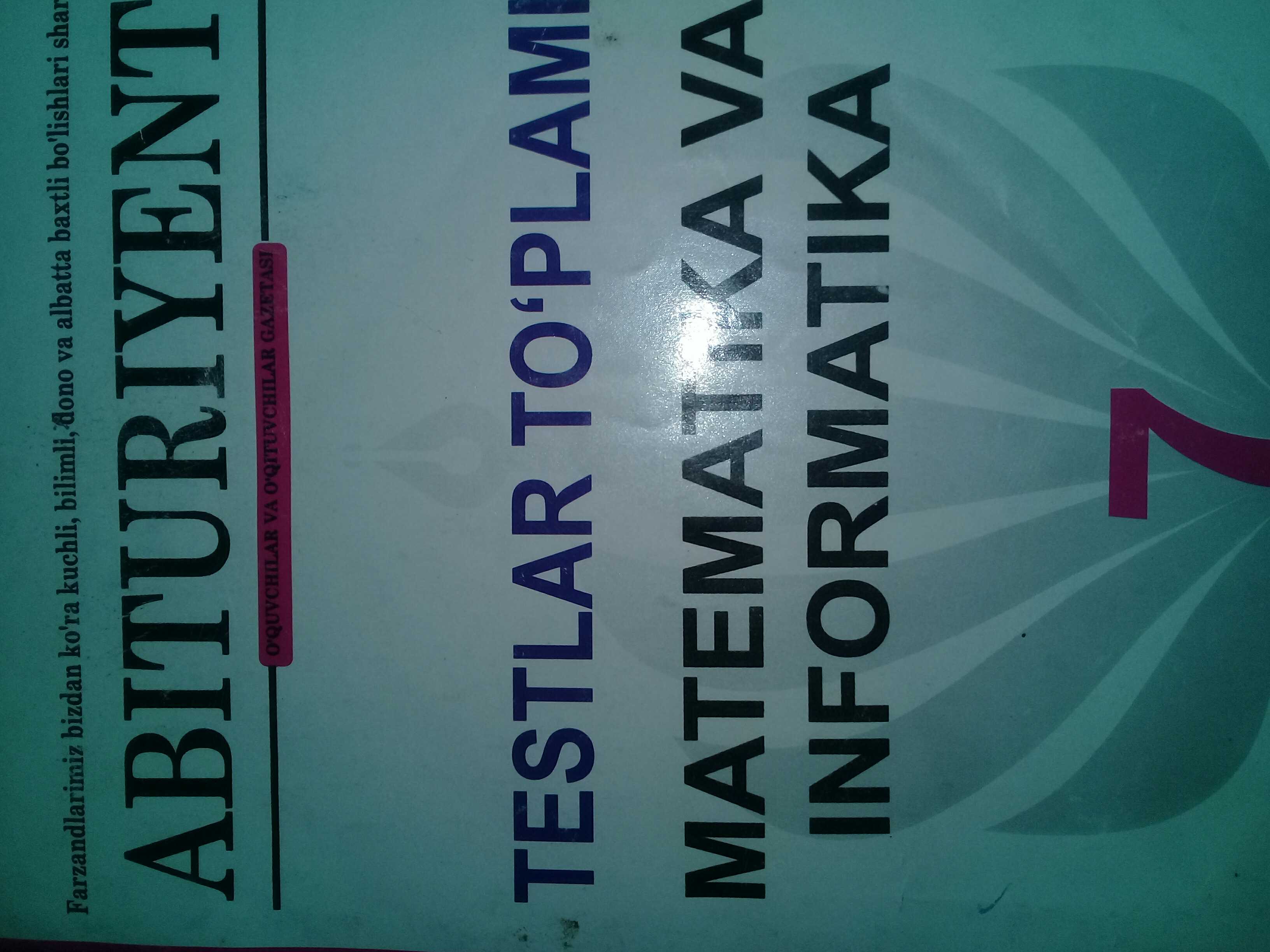 Matematika Testlar 📚 Akam.uz – Onlayn Testlar, DTM Tayyorlov Va